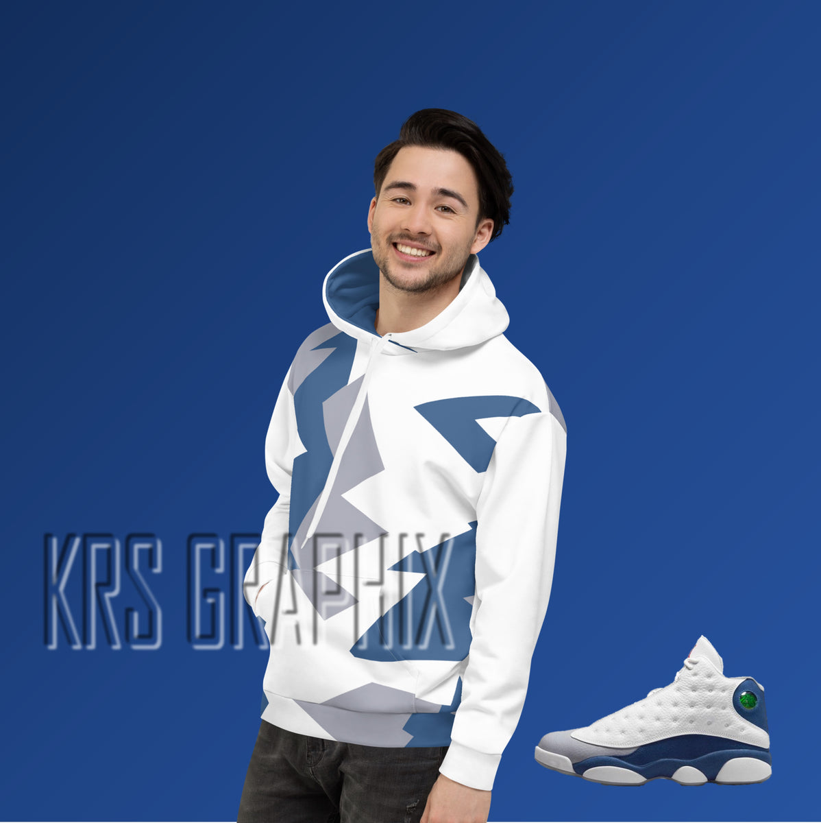 Sneaker Match Collection To Match Jordan 13s Retro French Blue – KRS Graphix